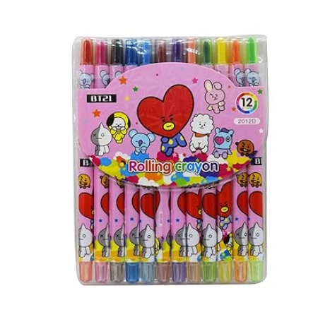 BT21 Rolling Crayons (Twistable Crayons) – UPHAAR ONLINE